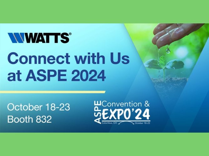 Watts to Showcase Innovative Solutions at ASPE 2024 | phcppros